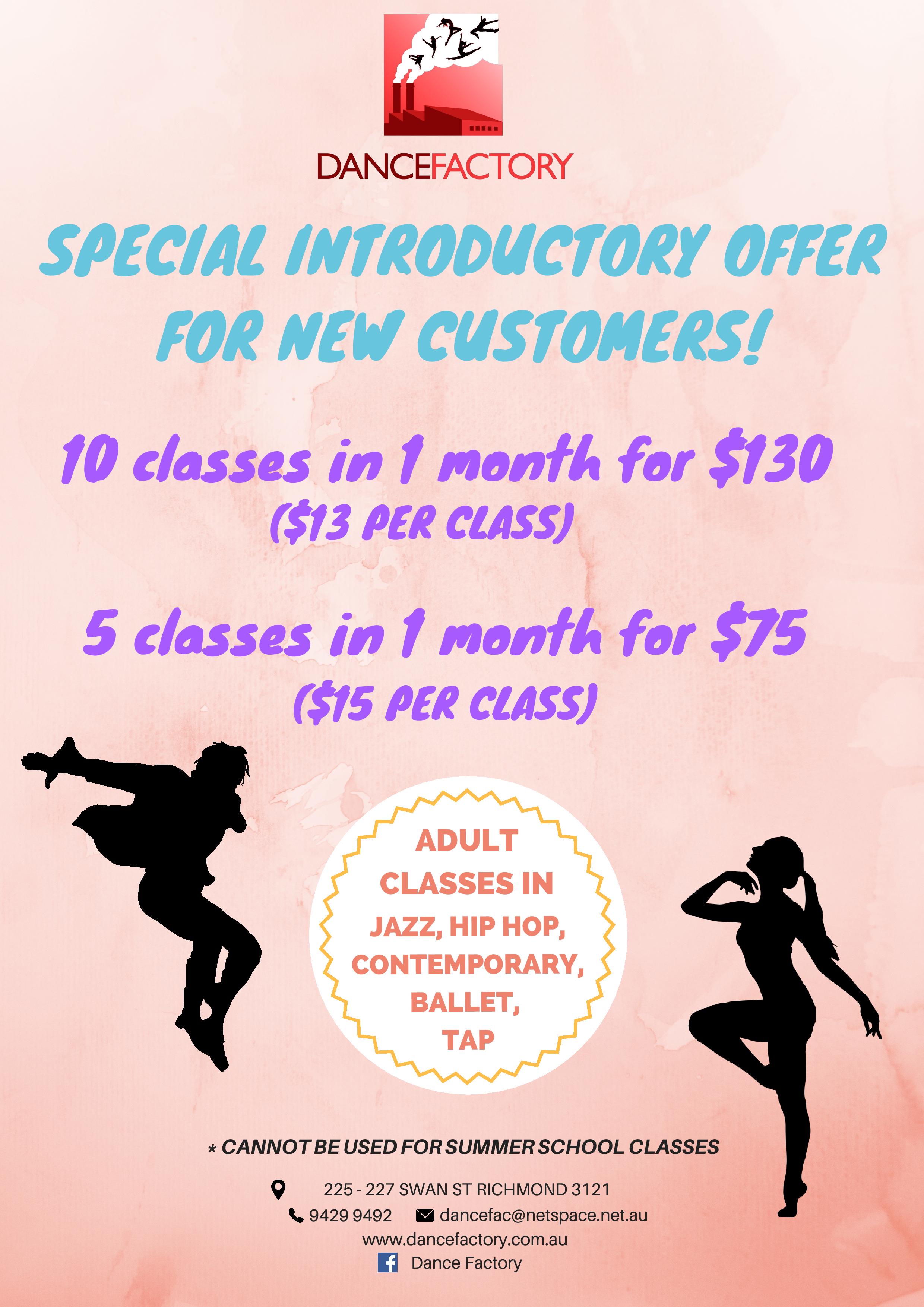 Dance Factory MelbourneSPECIAL OFFERS FOR NEW STUDENTS! - Dance Factory ...