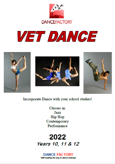 Dance Factory MelbourneVET DANCE 2022 - ENROL NOW! - Dance Factory ...